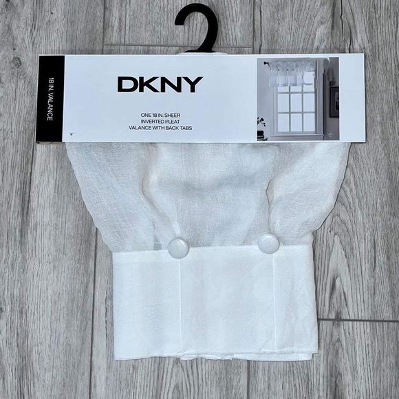 Dkny | Accents | Dkny City Gauze Inverted Pleat With Buttons White ...